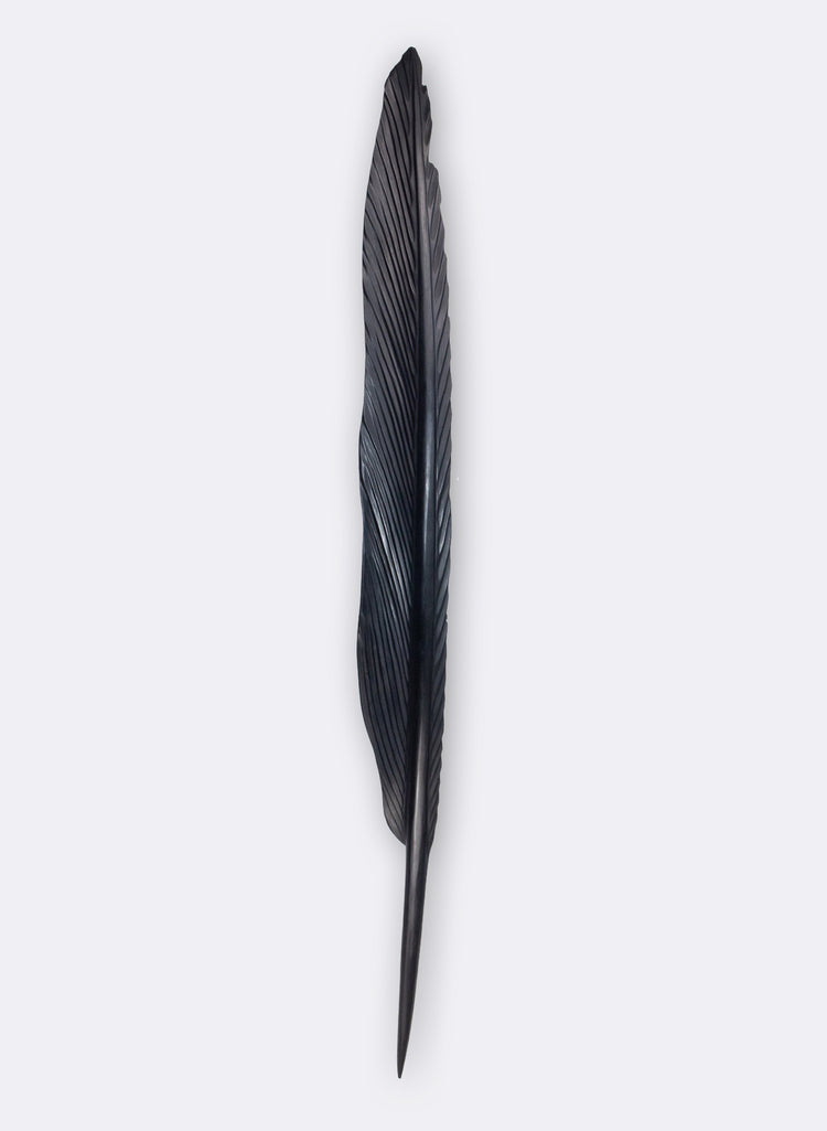 Point Chev Tui Feather 2140mm - Black Kauri – The Poi Room Ltd