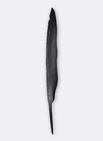 Point Chev Tui Feather 2140mm - Black Kauri – The Poi Room Ltd